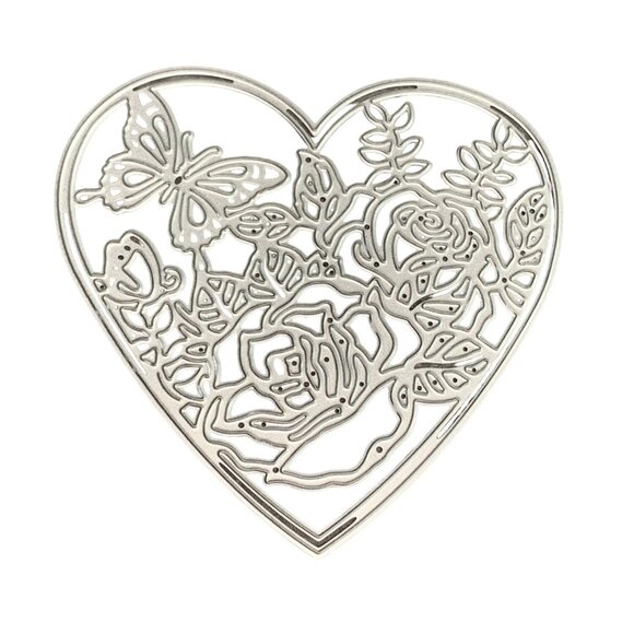 Other | Heart Shaped Metal Cutting Die For Scrapbooking Card Making ...